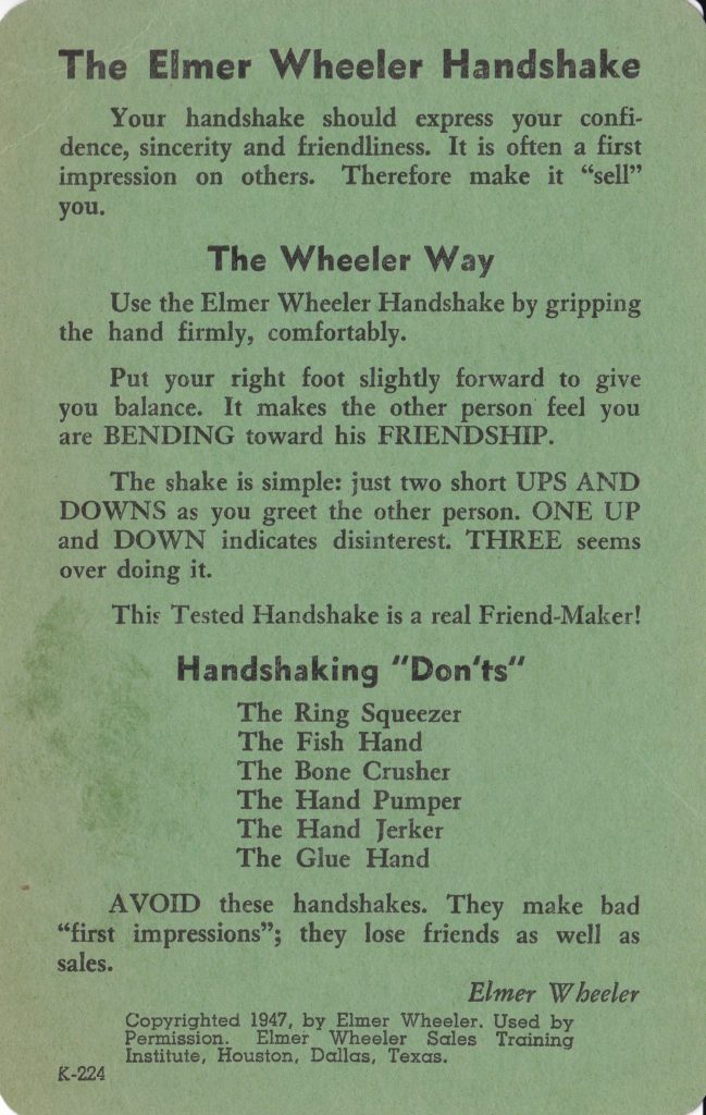 The New Basic Training for All Careers – Elmer Wheeler